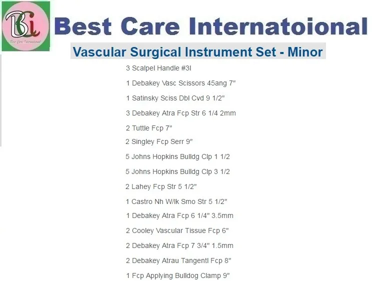 Tonsil Adenoid T & A Instrument Set - Manual Power Source