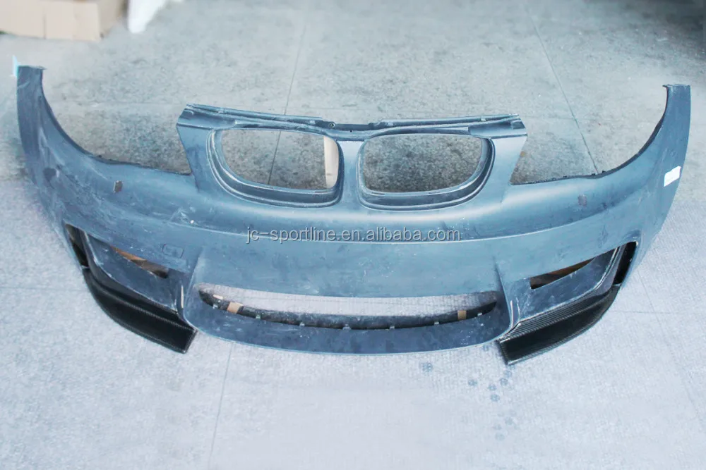 P Style Carbon Fiber Front Splitter Lips For Bmw 1m E82 2011-2013 - Buy ...