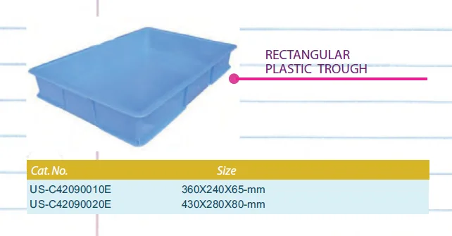 Rectangular Plastic Trough - Buy Rectangular Water Trough,Plastic Water ...