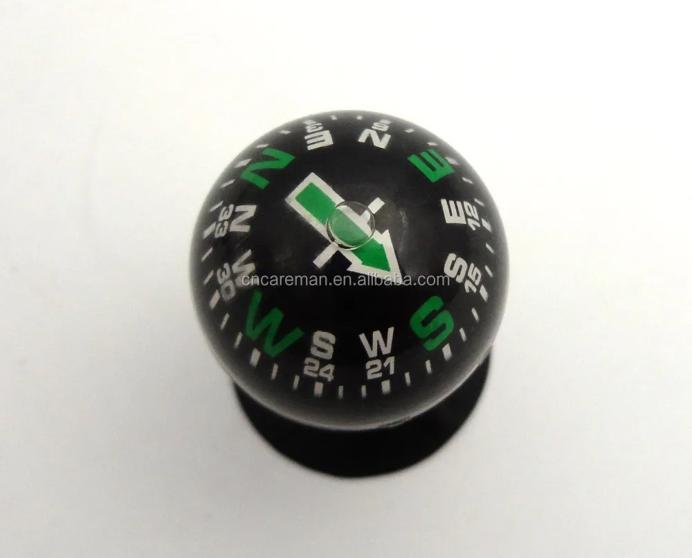 28mm Diameter Suction Base Ball Shaped Compass,Mini Ball Shape Vehicle ...