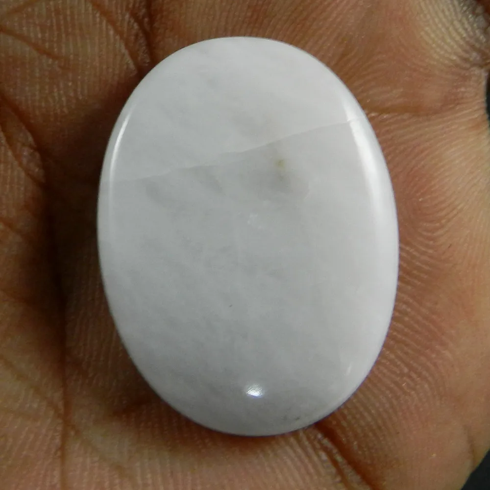 Big Sale ! 5.60 Gms White King Jasper 22*30mm Oval Cab,Gemstone For ...