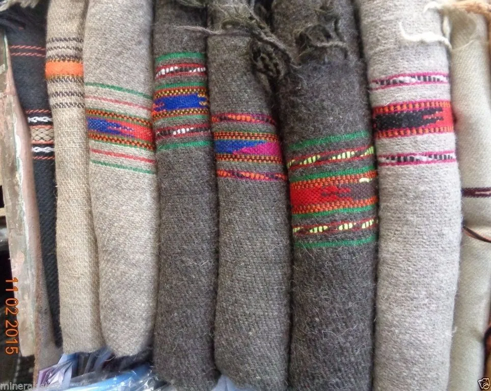 Pakistan Chitral Wool Shawl Blanket Handmade Scarf Men Women - Buy ...