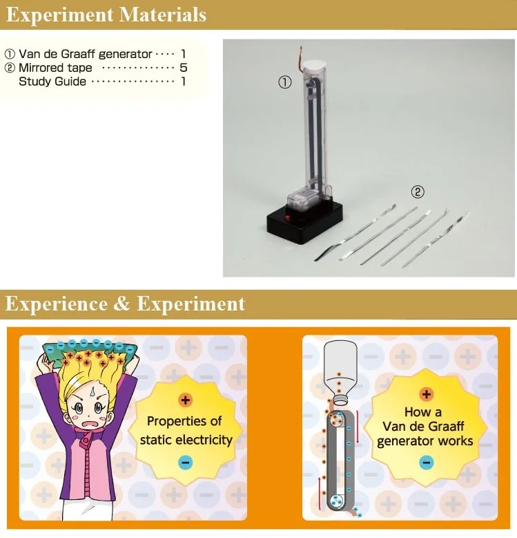 Tengxin Science Toys Van De Graaff Generator For Physical Experiment ...