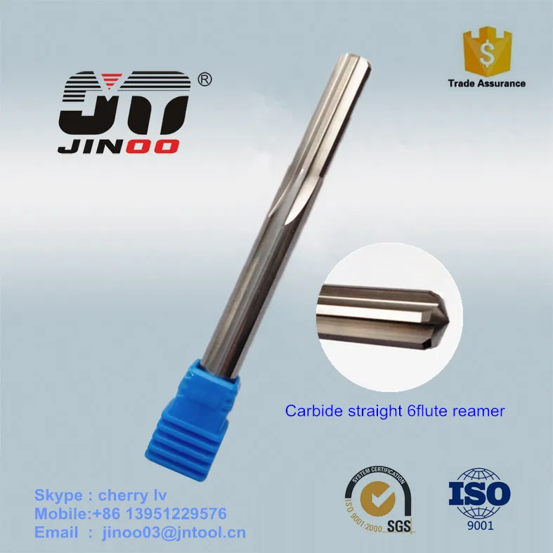 4/6 flute reamer Solid Carbide Straight Flutes Reamer Products from ...