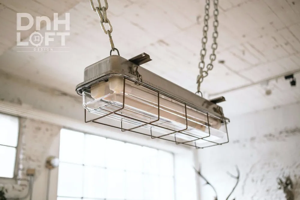 T8 Led Vintage Loft Pendant Ceiling Fluorescent Light Fixture - Buy ...