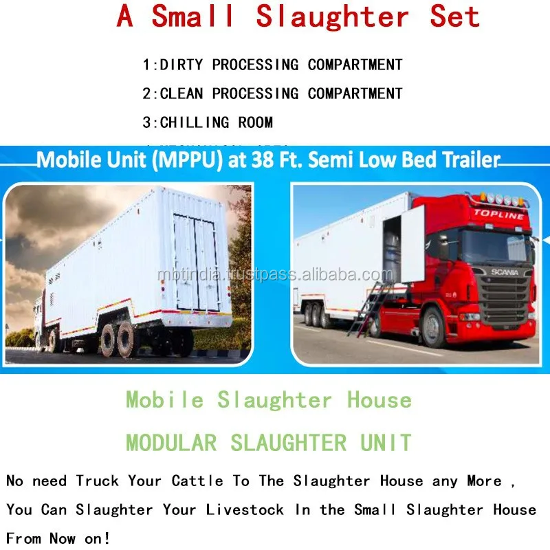 Mobile Slaughter Machine Modular Slaughter Equipment Poultry Slaughter ...