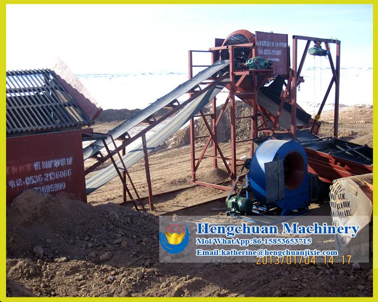 Hengchuan High Recovery Rate Gold Dry Washer With Blower - Buy Dry Gold ...