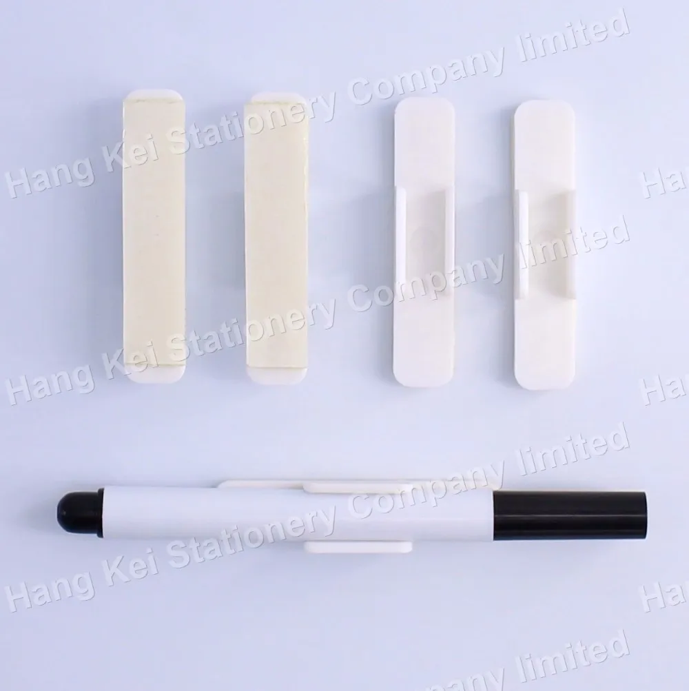 Hot Plastic Clips Self-adhesive White Board Marker Pen Clip - Buy Self ...