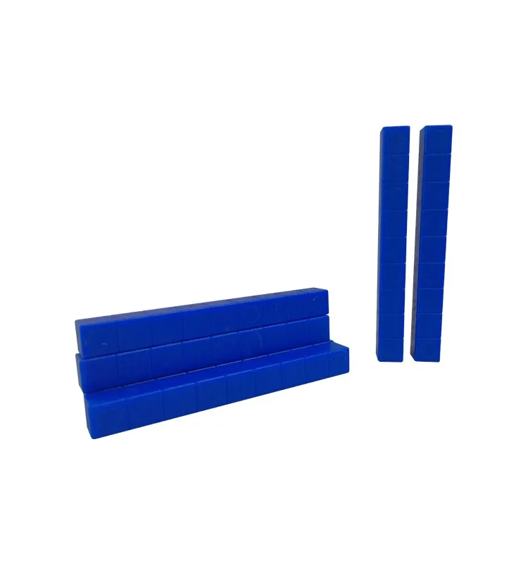 1-10cm Fraction Flat Bar - 55g Learning Bars Math Bricks