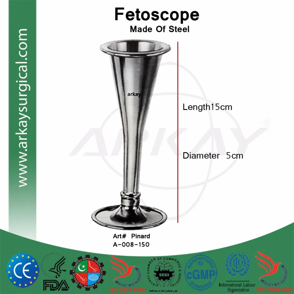 Fetoskop Pinard Boynuz Stetoskop Sınıf I Paslanmaz Çelik Fetoskop ...