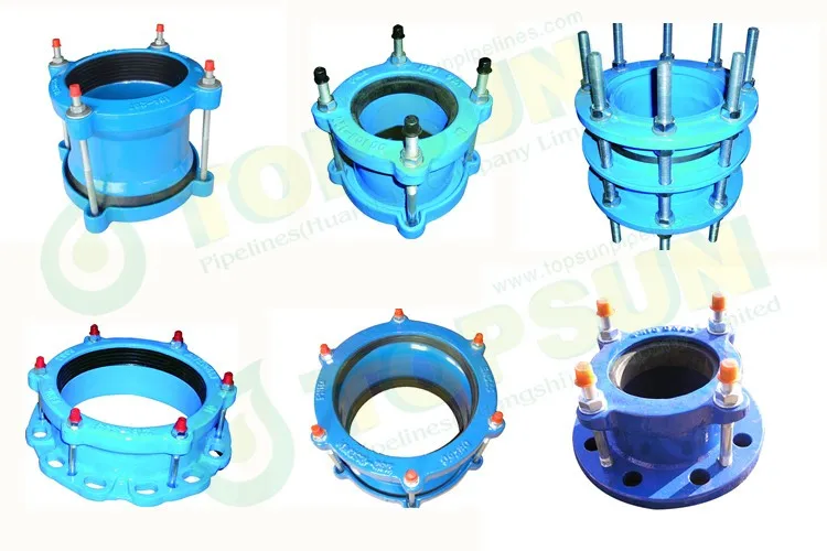Ductile Iron Pipe Fitting Flexible Restrainted Joint Dn200 Pn16 Universal Coupling Ductile Iron ...