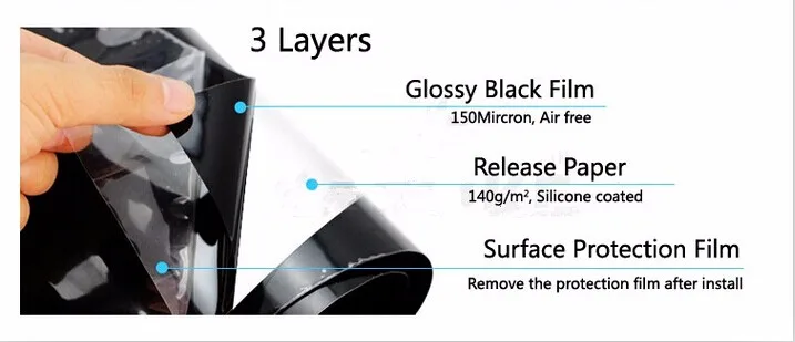 Top-selling 1.35x15m Car Roof Protection Film/car Roof Window Car Vinyl