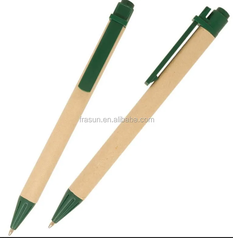 Ecologic Retractable Biodegradable Pen/recycled Cardboard Pen With ...