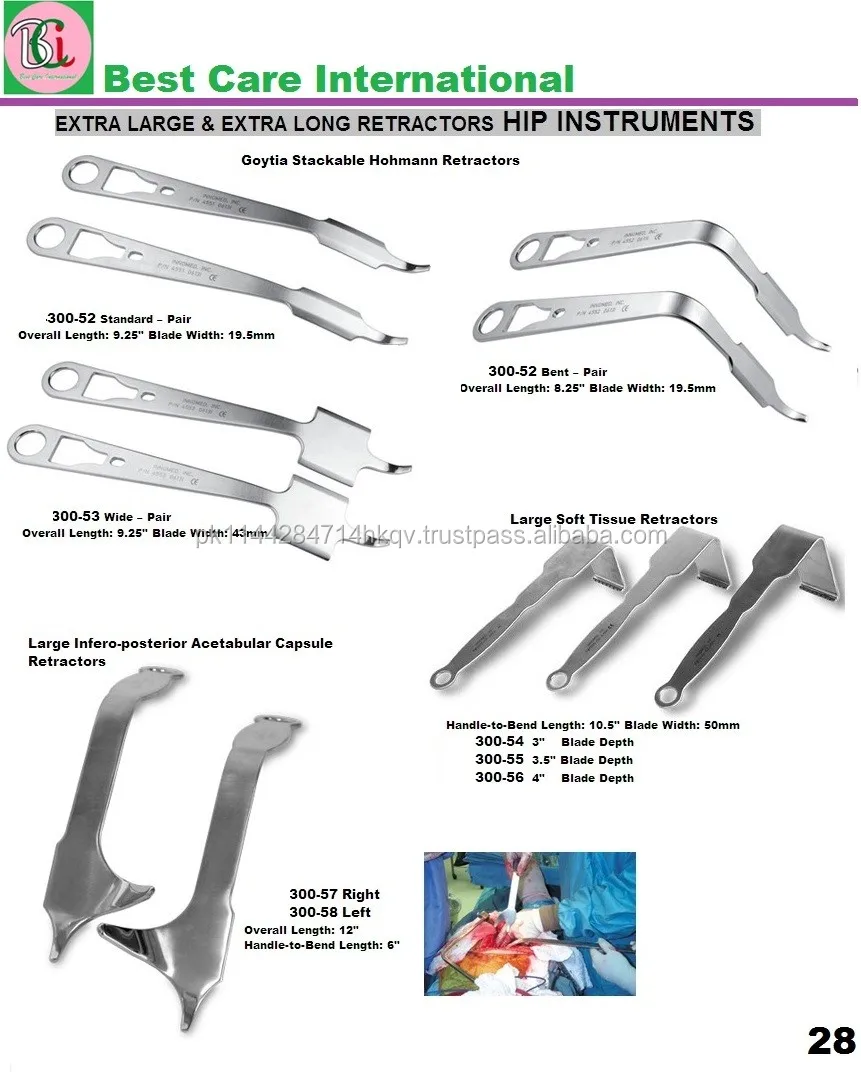 Infeor Posterior Acetabular Capsule Retractor - Buy Posterior Capsule ...