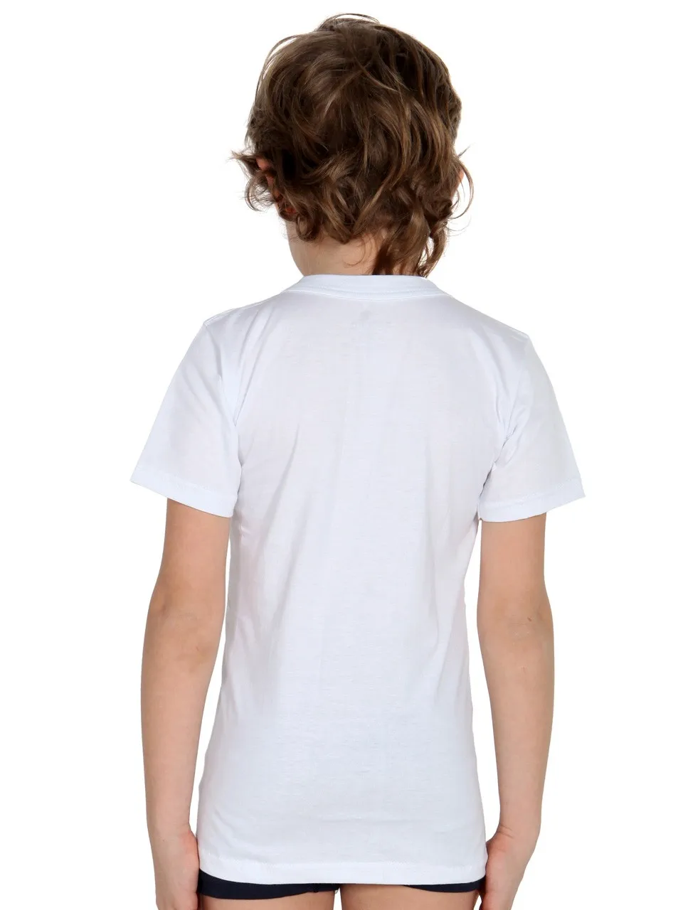 Miorre Oem Kids' Collection Boy Cotton Clasic Short Sleeve White Plain ...