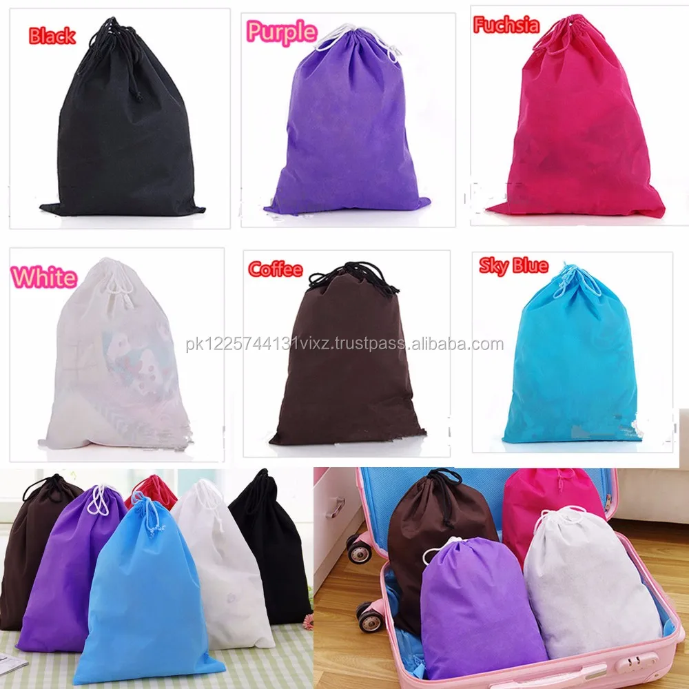 Polyester Pull Strings Bag With Digital Printing - Buy Shoe String Bag ...