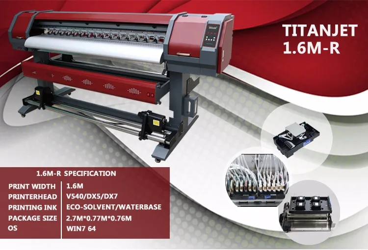 Titanjet 1.6m High Speed Color Printing Poster Printer Machine Price ...