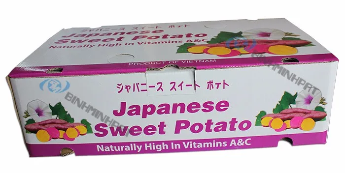 Carton Box Corrugated Packaging For Sweet Potato Export Boxes ...