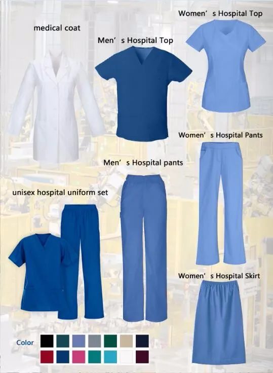 2018 New Style Design Medical Nursing Scrubs Sets Hospital Nursing ...