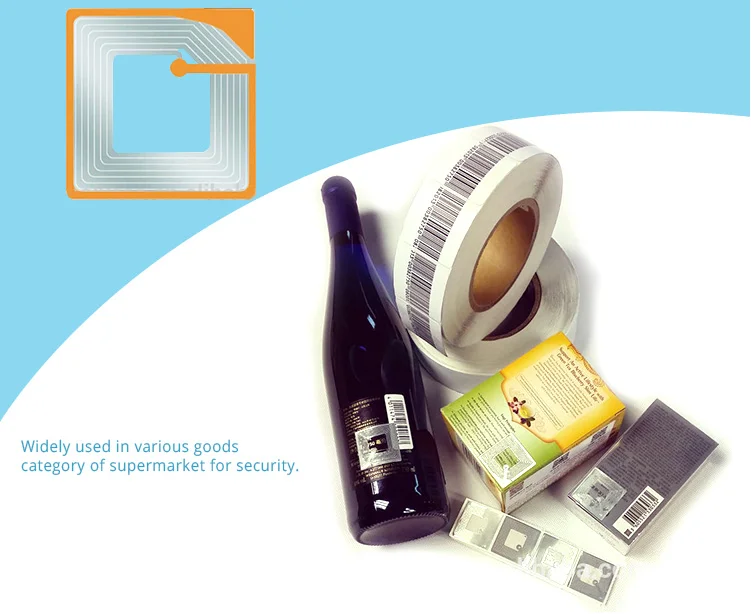RF Security Soft Label Barcode Sensor Tags for Anti-theft