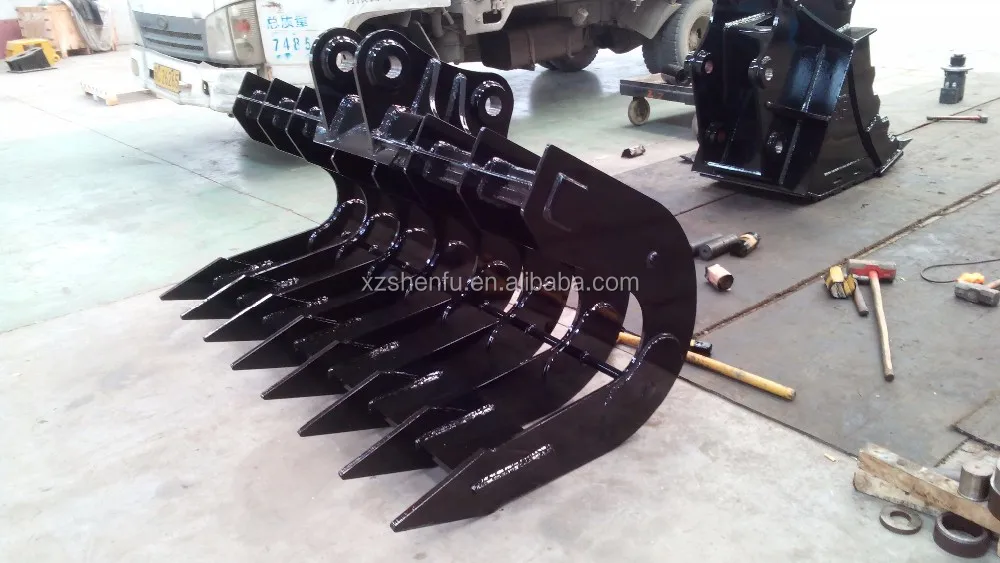 Excavator Scoop Root Rake Bucket For Sale Rake Bucket Wholesale - Buy ...