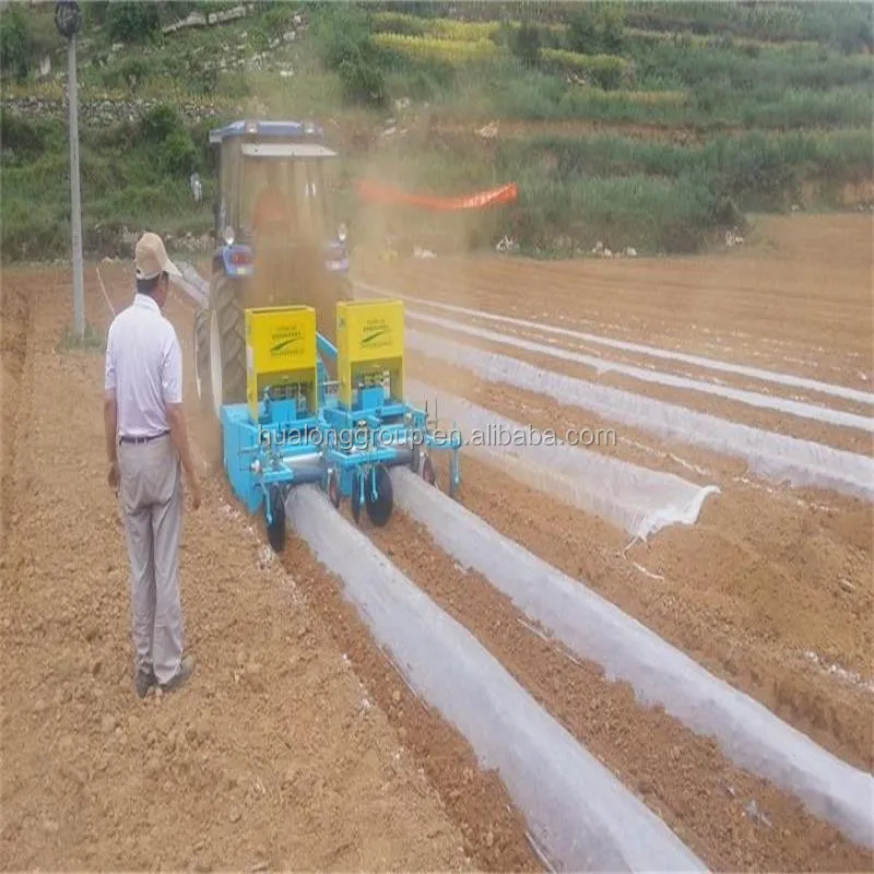 Tractor Plastic Mulch Layer Machine Agriculture Plastic Covering - Buy ...