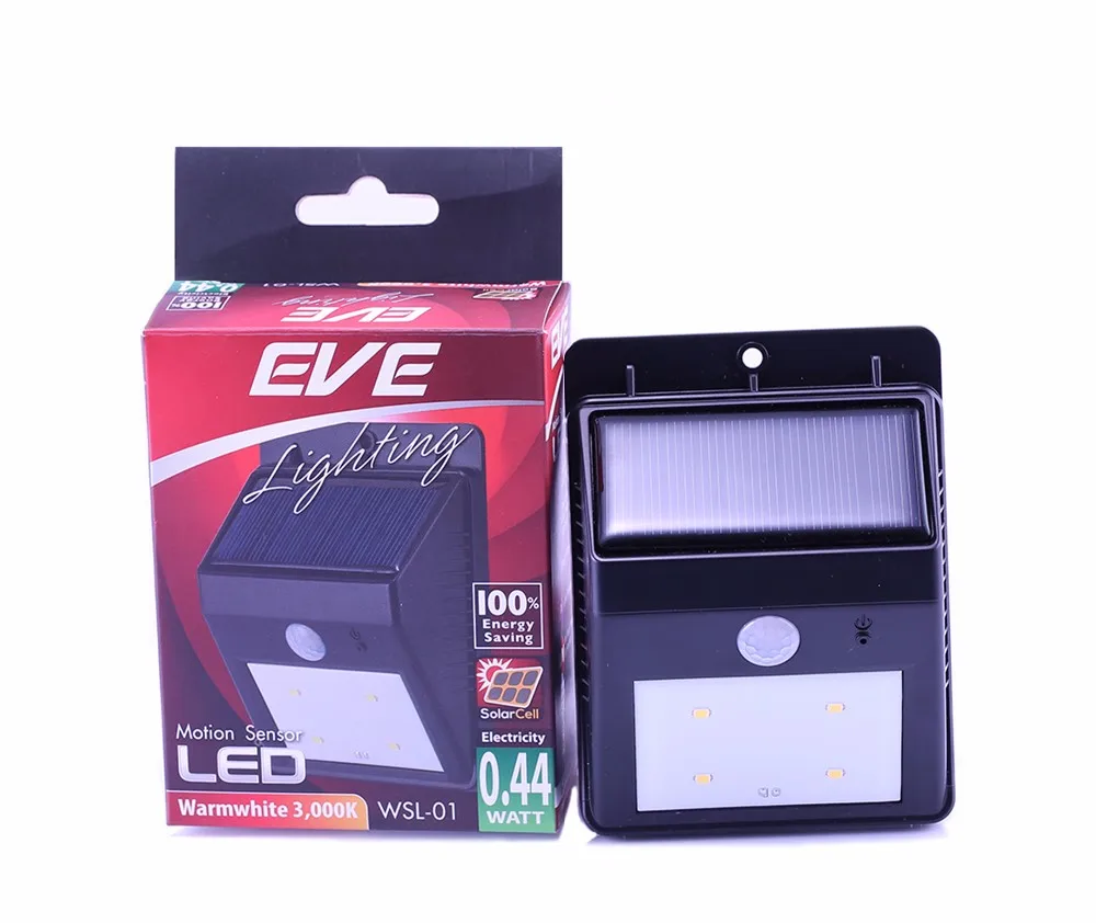 Eve Led Solar Cell Wsl-01 Motion Sensor Led Outdoor Wall Solar Cell ...