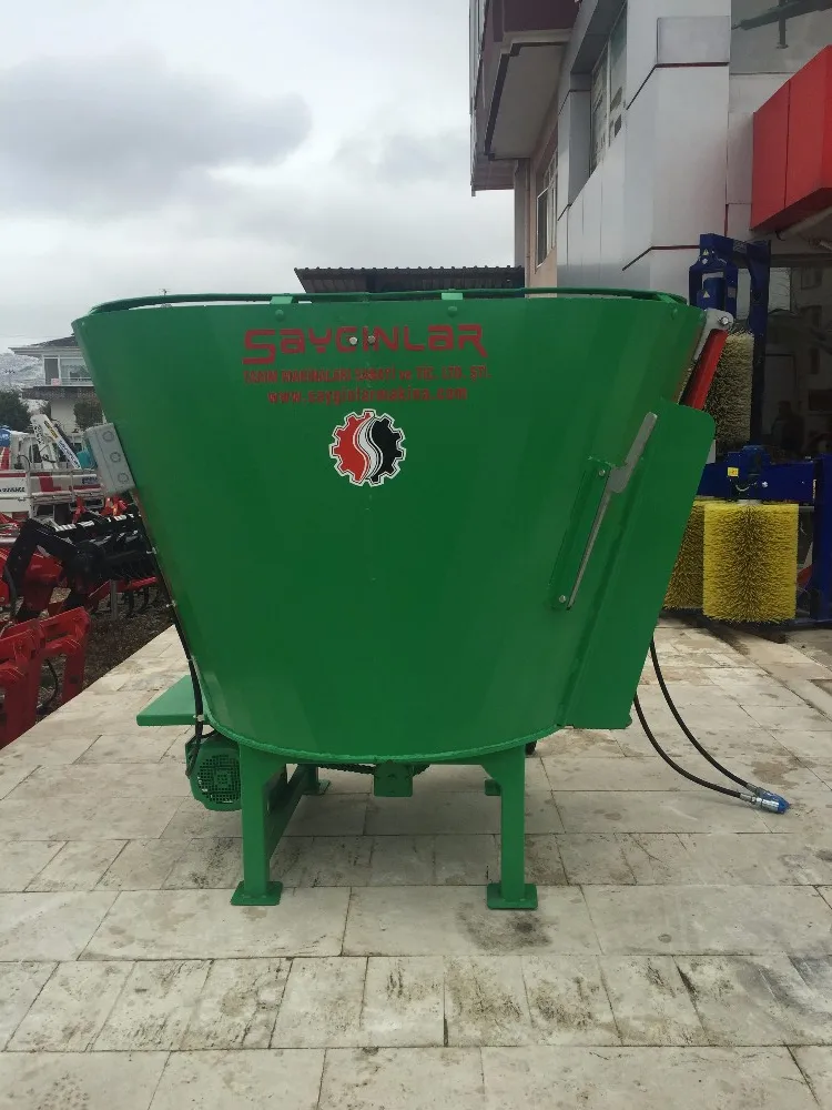 Both Electric And Tractor Pto Powered Forage Mixer 1.5m3 Vertical Auger ...