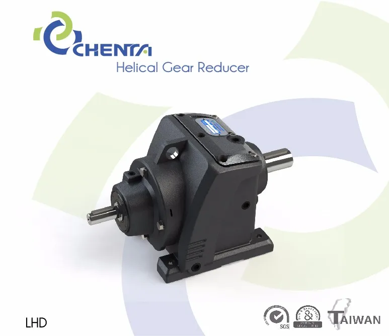 Lhd Inline Gear Reduction Box 4kw Gear Motor Flange Mounted Gearmotor ...