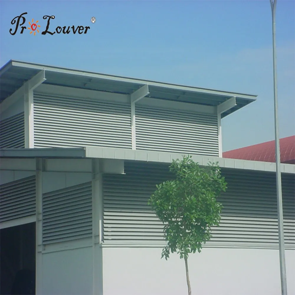 Aluminum Louver - 132Z Roll Former Panel Louver for Sun Shading