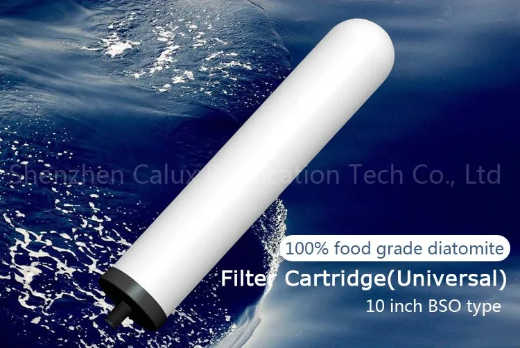 Countertop Replacement Diatom Ceramic Water Filter Cartridge 10 Inch ...
