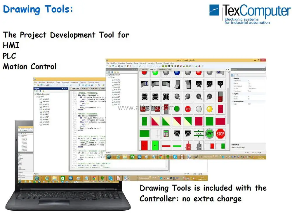 European High Quality Motion Control Axis Controller Plc Hmi Cnc Power ...