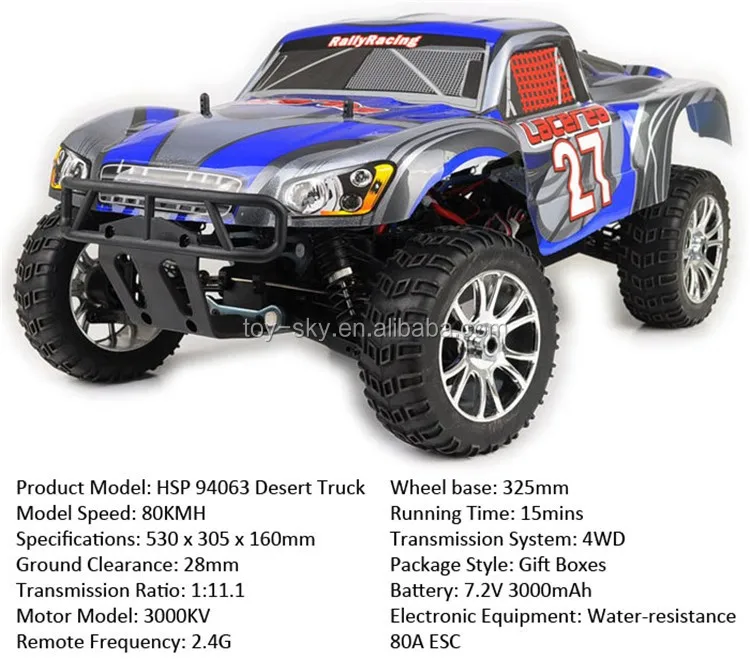 Hsp 94063 1/8 Skala 2.4gh Auto 4wd Rc Rcaing Car - Buy 4x4 Rc Cars,Rc ...