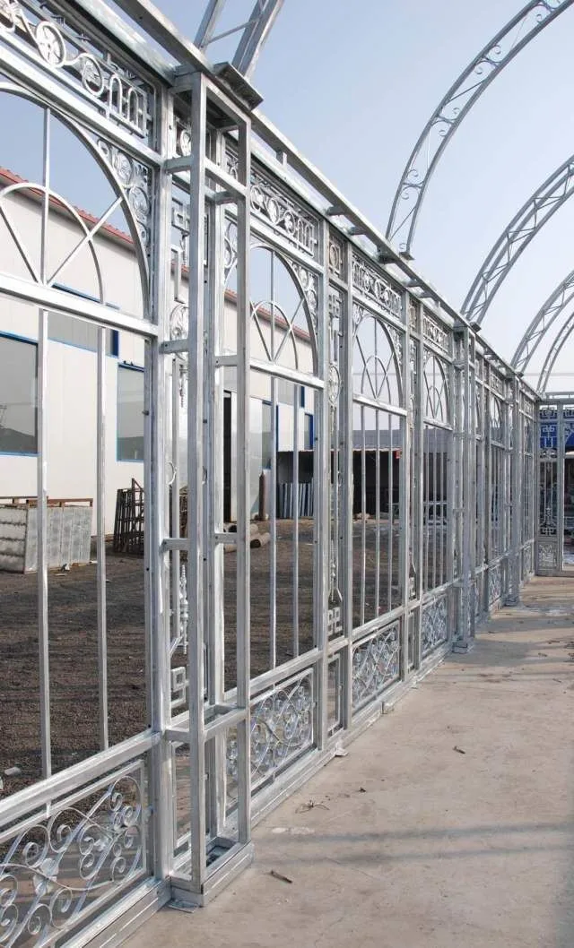 Galvanized Steel Frame Green House Garden Greenhouses - Buy Garden ...