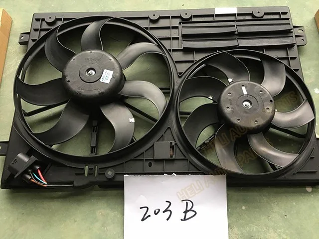 Auto Radiator Cooling Fan 1K0959455ES For VW JETTA CC GTI EOS BEETLE ...