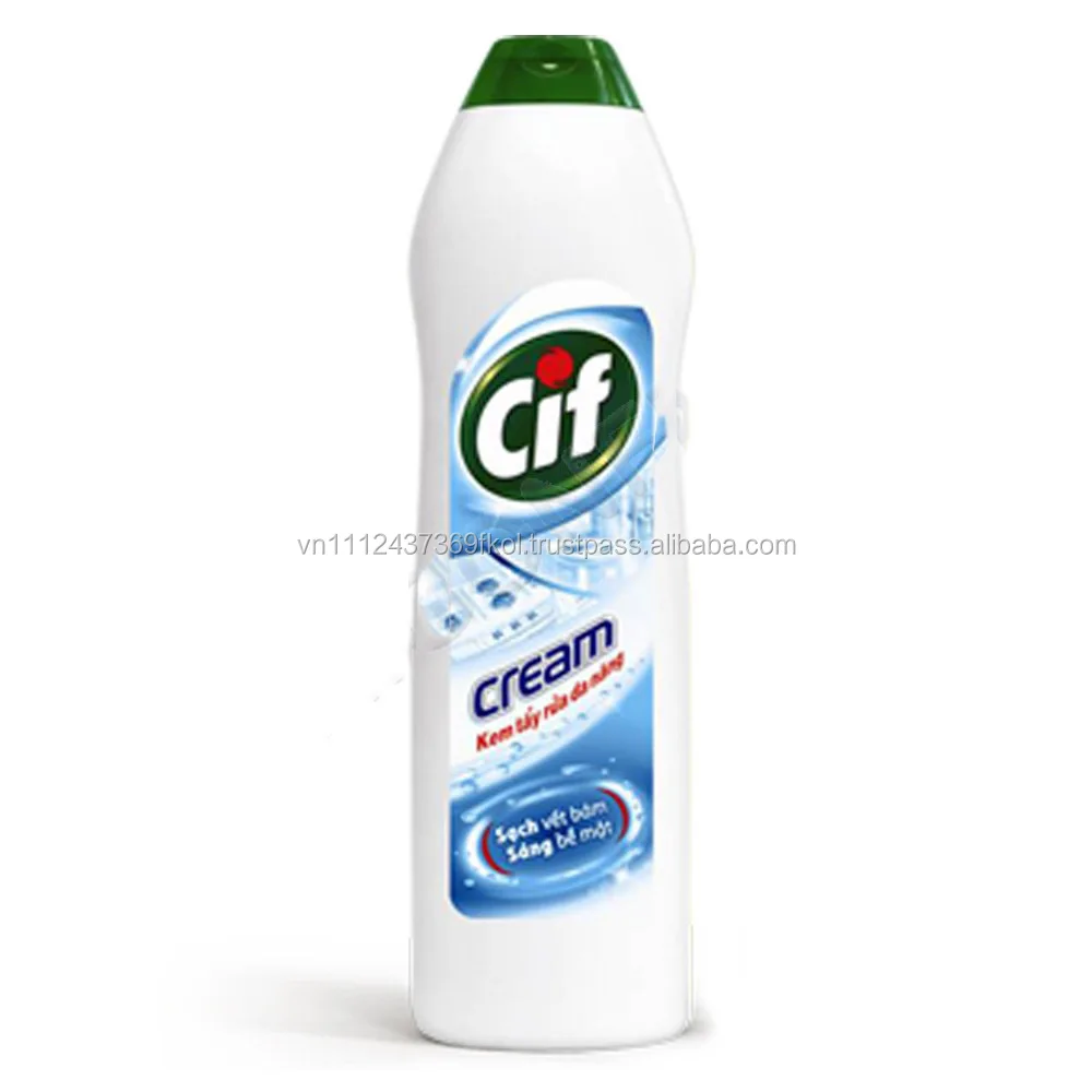 Limpieza química/baño limpieza/detergente/cif versátil bleach crema ...