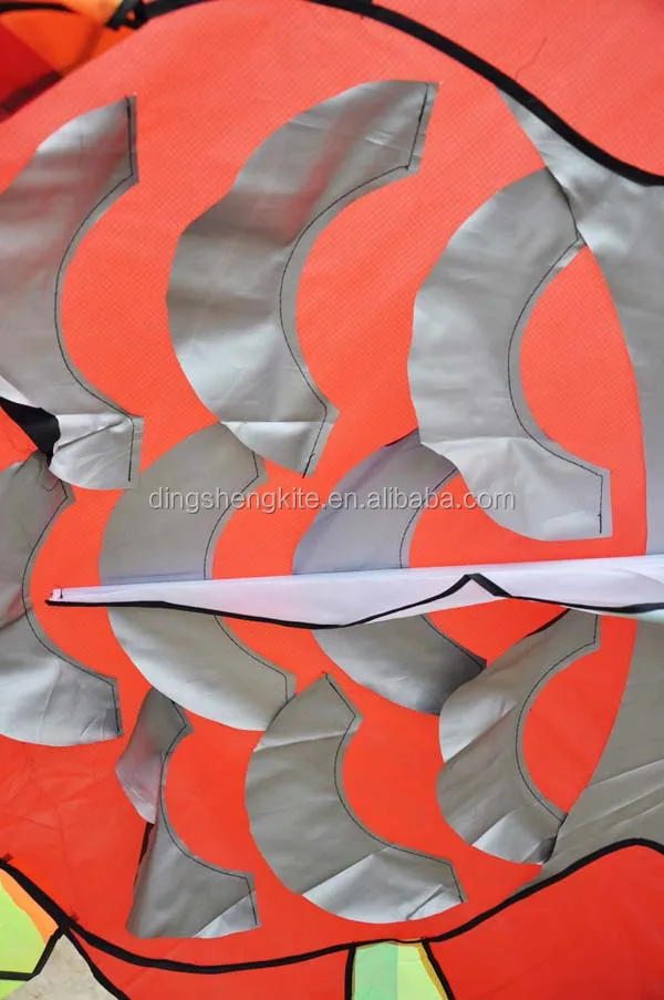 Chinese Traditional Craft Flying Red Carp Cyprinoid Fish Kite - Buy ...