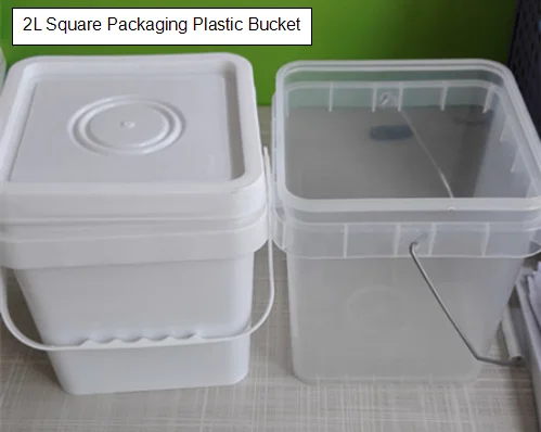 Hdpe Strong Storage Containers Rectangular Plastic Buckets With Lid ...