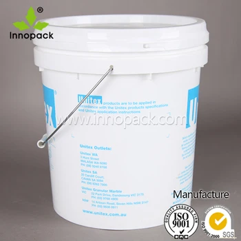 5 Gallon Plastic Yogurt Bucket Can Hold 40 Pounds Of Product With Metal ...