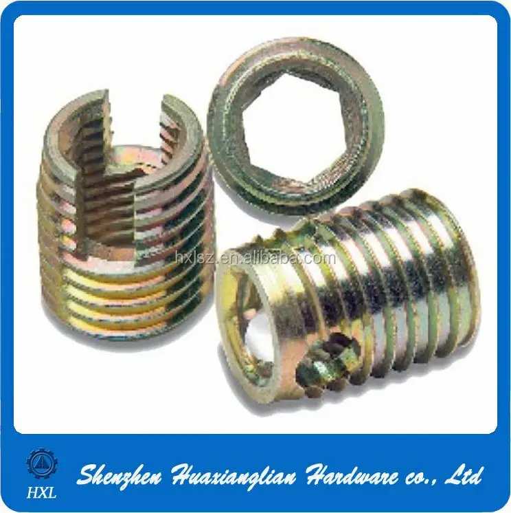 Self Tapping Threaeded Insert Nut For Metal Or Wood M6 M8 Insert Nut ...