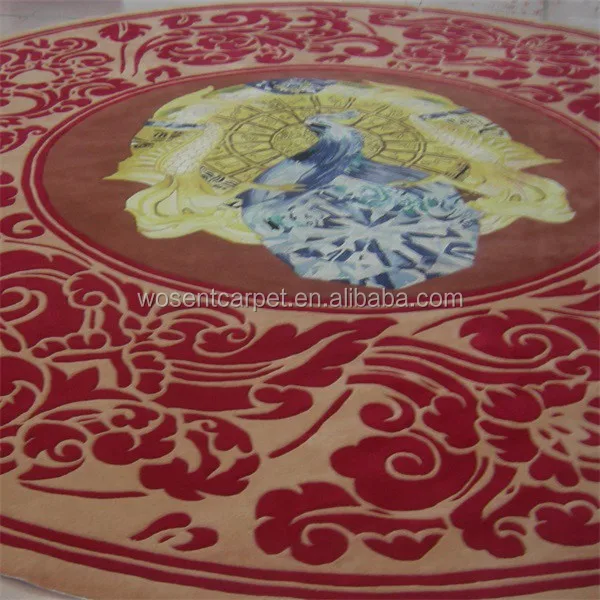 Hand Carved Project Carpet And Rugs,Classical Design Hand Tufted Wool ...