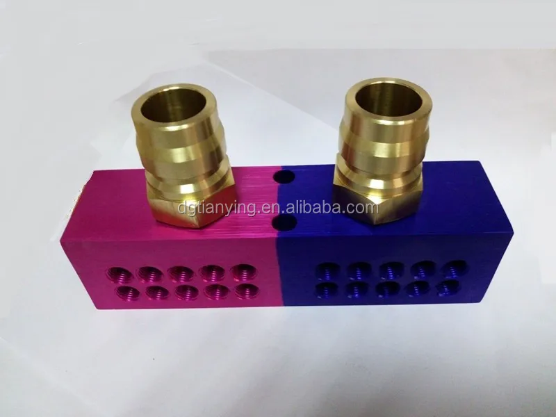 Aluminum Water Manifold Distribution Block - Buy Aluminum Water ...