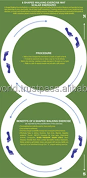 8 Shape/infinity Shape Walking Exercise Yoga Mat - Buy Exercise Mat ...