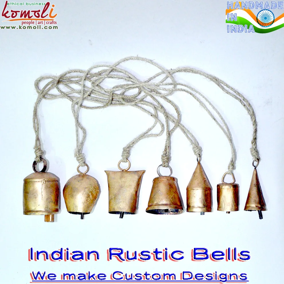 Tiny Cowbells - Custom Metal Bells for Folk Art Crafts
