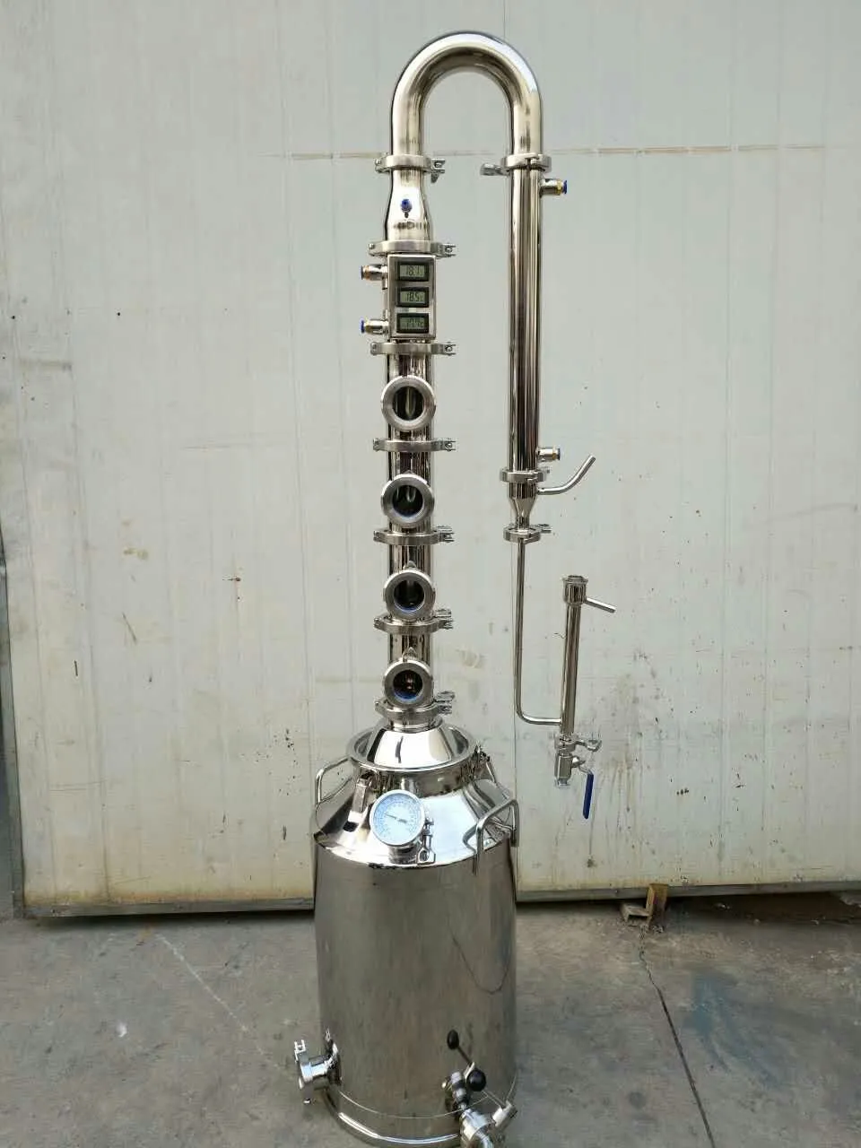 Ss304 50l Tank And Still Tower With Gin Basket Full Set - Buy Stainless ...