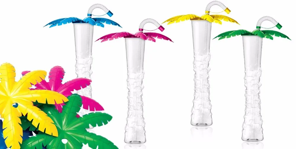 Palm Cup Novelty Slush Cup 17 Oz./500 Ml Yard Cup - Palm Tree - Pet ...