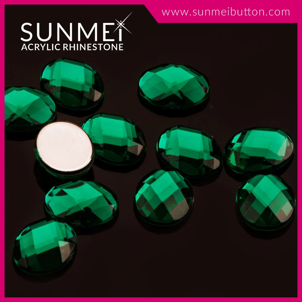 Embellished Flatback Crystal Acrylic Gem Decorative For Garments - Buy ...