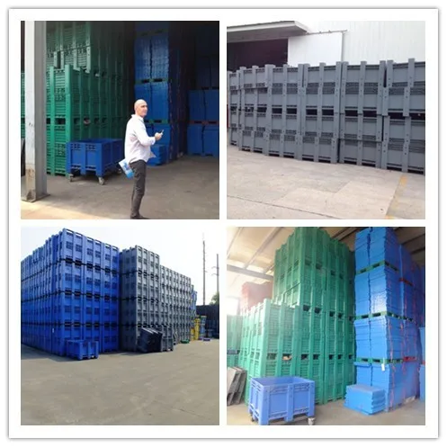 1200x1000x760mm Lightweight Solid Plastic Pallet Box - Buy Lightweight ...