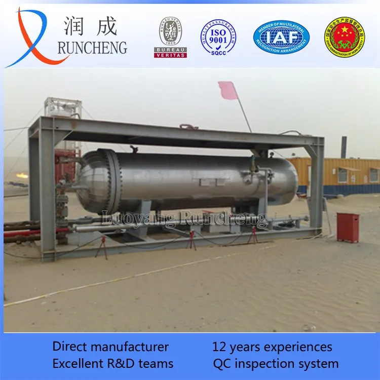 Skid-mounted Tube&shell Steam Heat Exchanger High Pressure Vessel ...