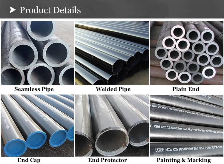 Seamless Steel Pipe Diameter 40mm Steel Tube With Standard Of Astm A333 ...